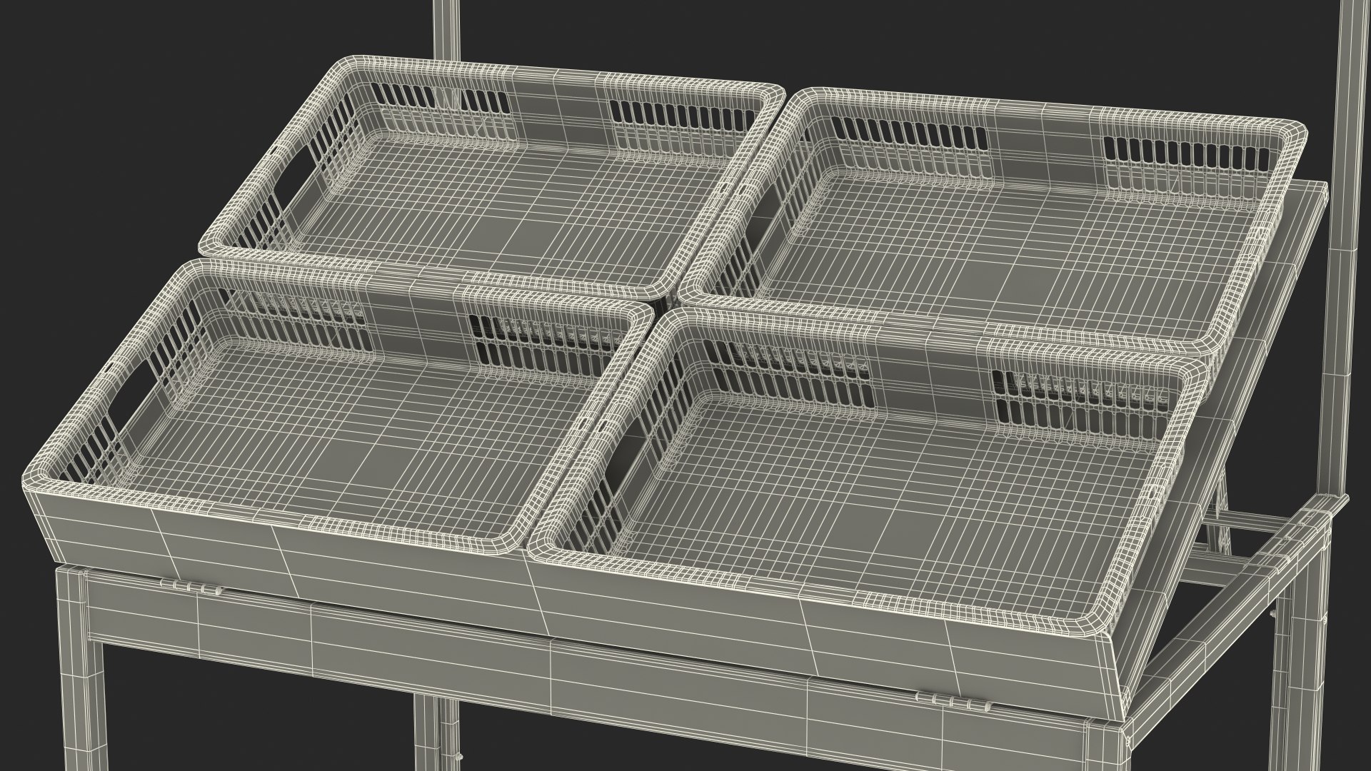 3D Model Vegetables Shopping Display - TurboSquid 2208790