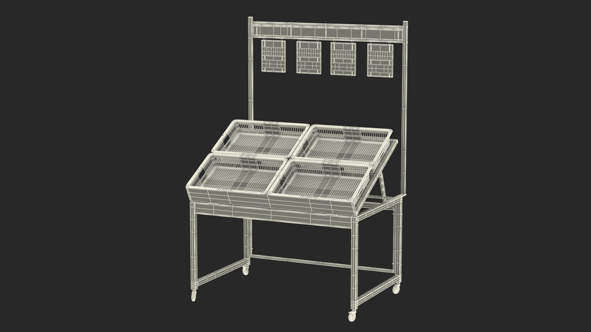 3D Model Vegetables Shopping Display - TurboSquid 2208790