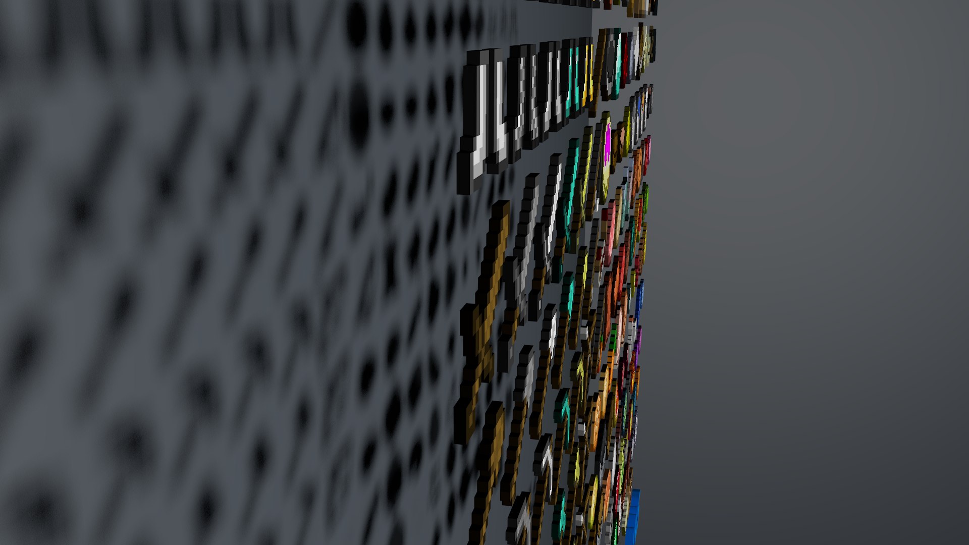 3d Minecraft Iteams Model