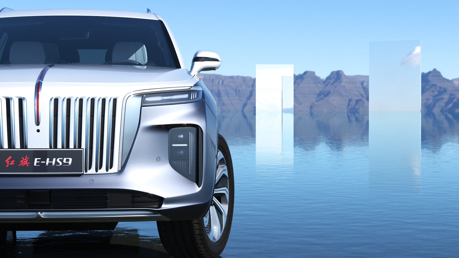 3D 2022 FAW Hongqi E-HS9 - TurboSquid 2093638