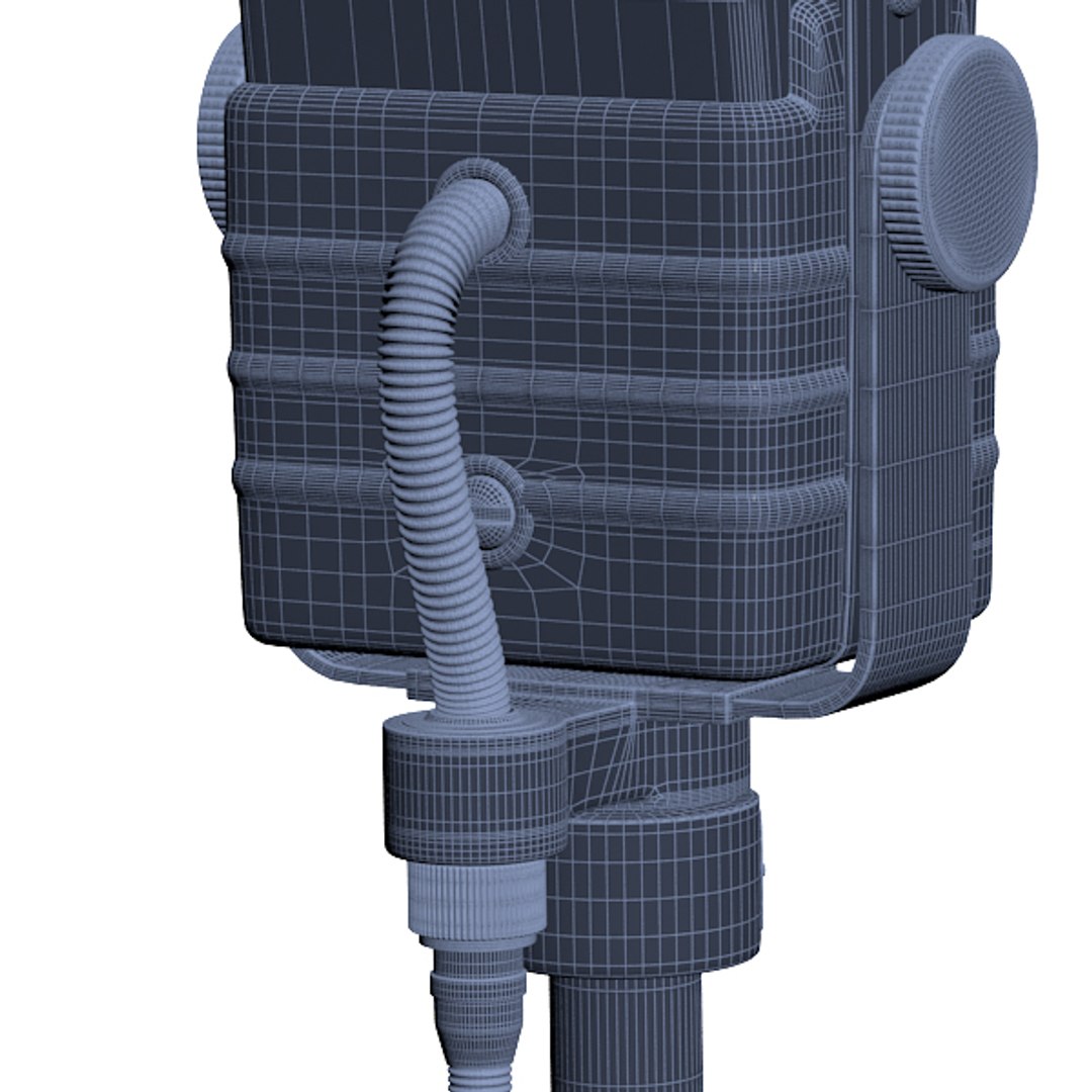 Retro Microphone Electro-voice V-1 3d Model