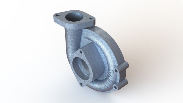 Garrett gt2860r turbocharger compressor 3D - TurboSquid 1257682