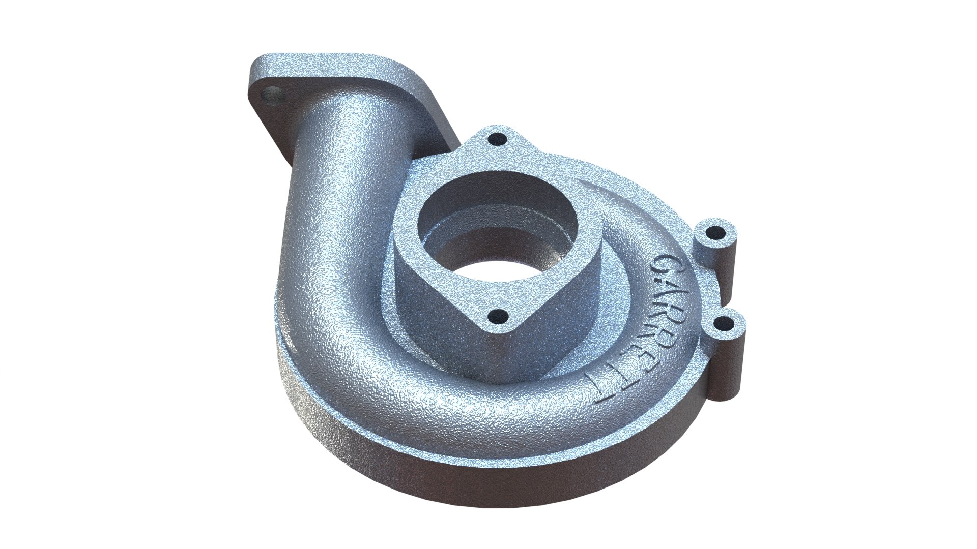 Garrett gt2860r turbocharger compressor model - TurboSquid 1257899