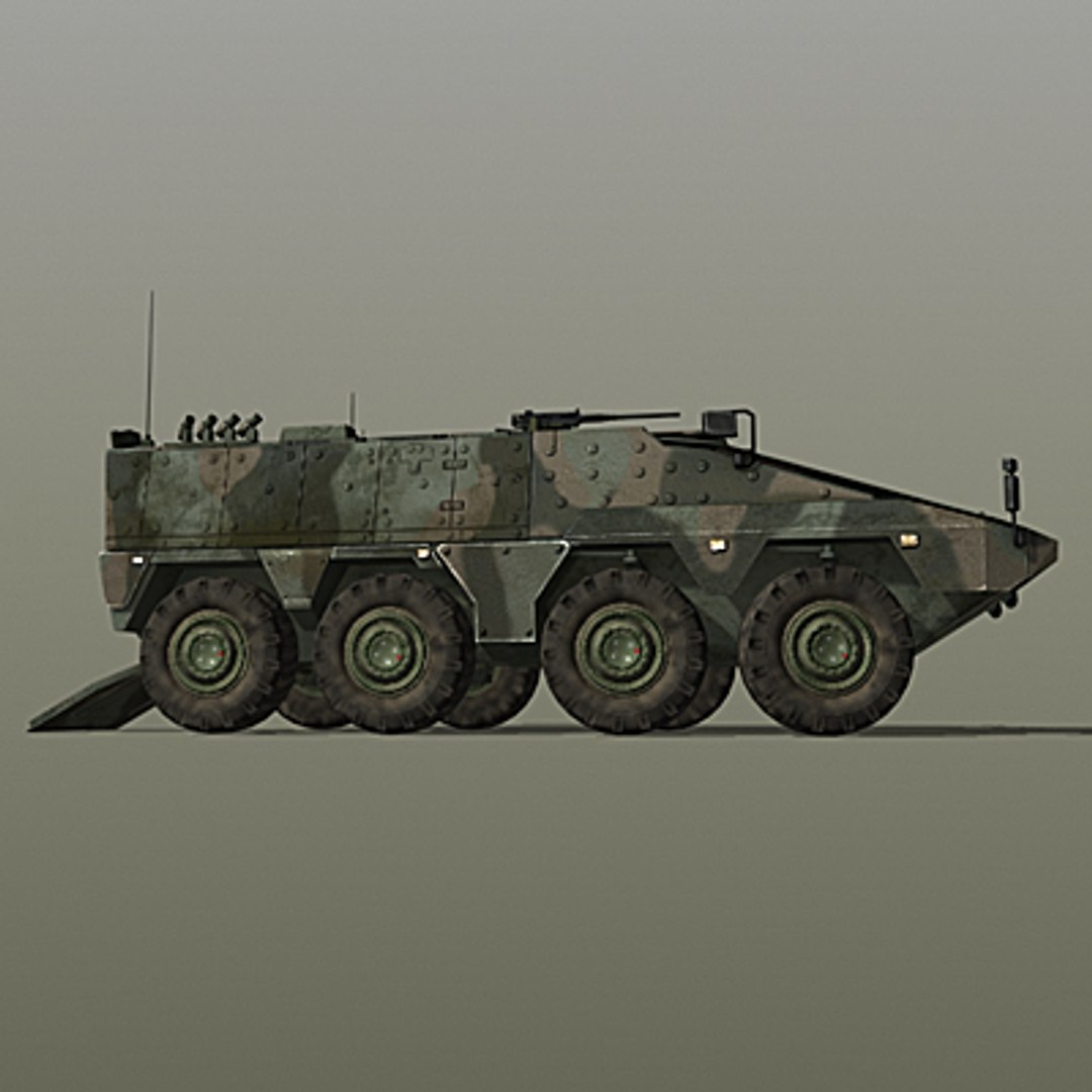 3d Ghk Boxer Combat Vehicle Model