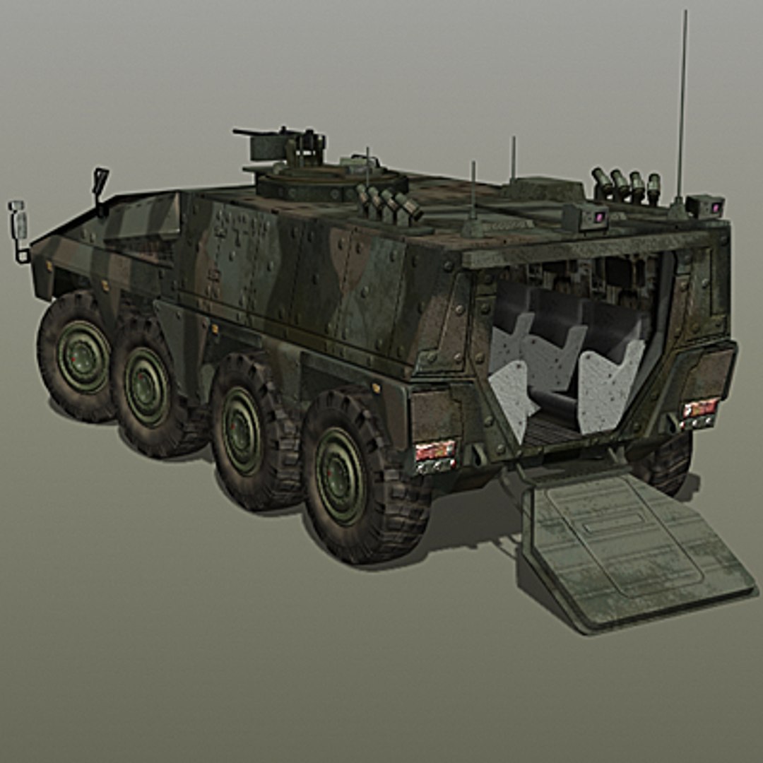 3d Ghk Boxer Combat Vehicle Model