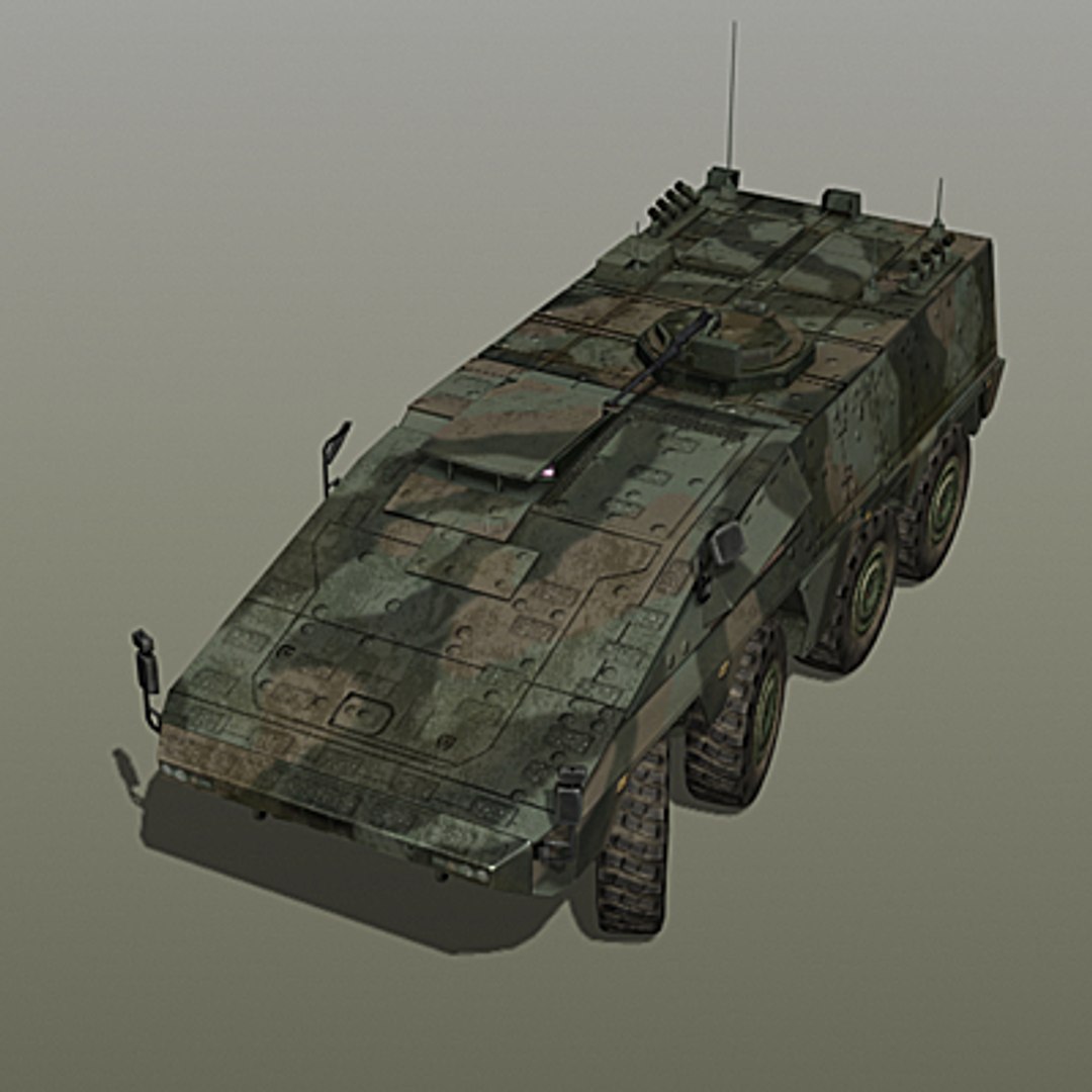 3d Ghk Boxer Combat Vehicle Model