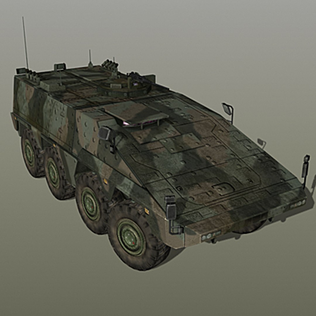 3d Ghk Boxer Combat Vehicle Model