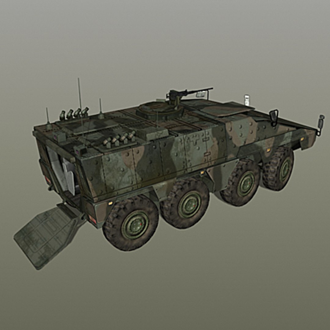 3d Ghk Boxer Combat Vehicle Model