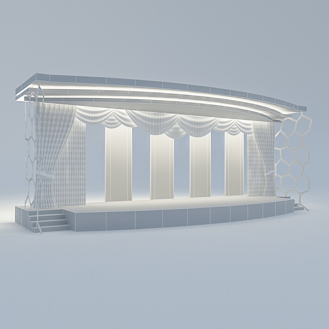 3D Model Theater Scene - TurboSquid 1441668