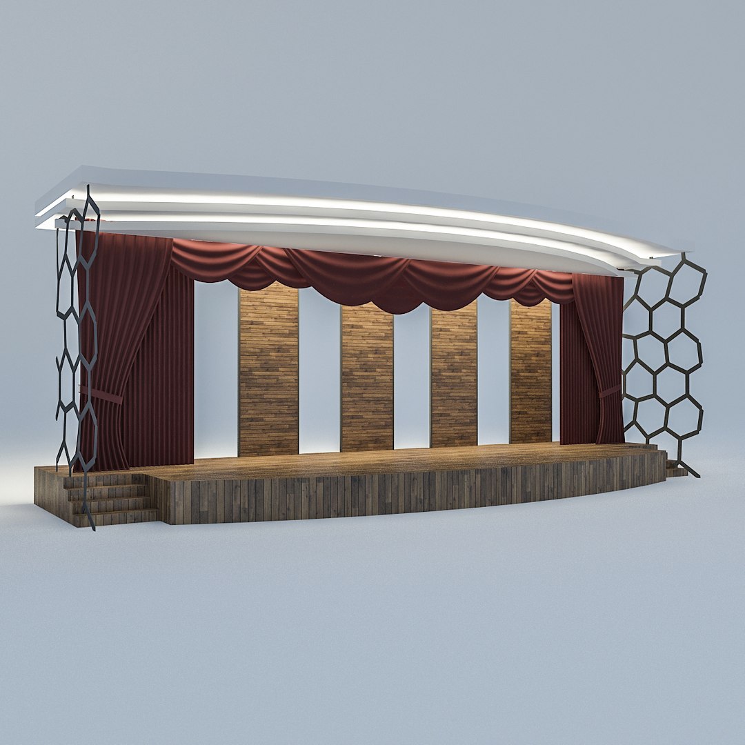 3D Model Theater Scene - TurboSquid 1441668