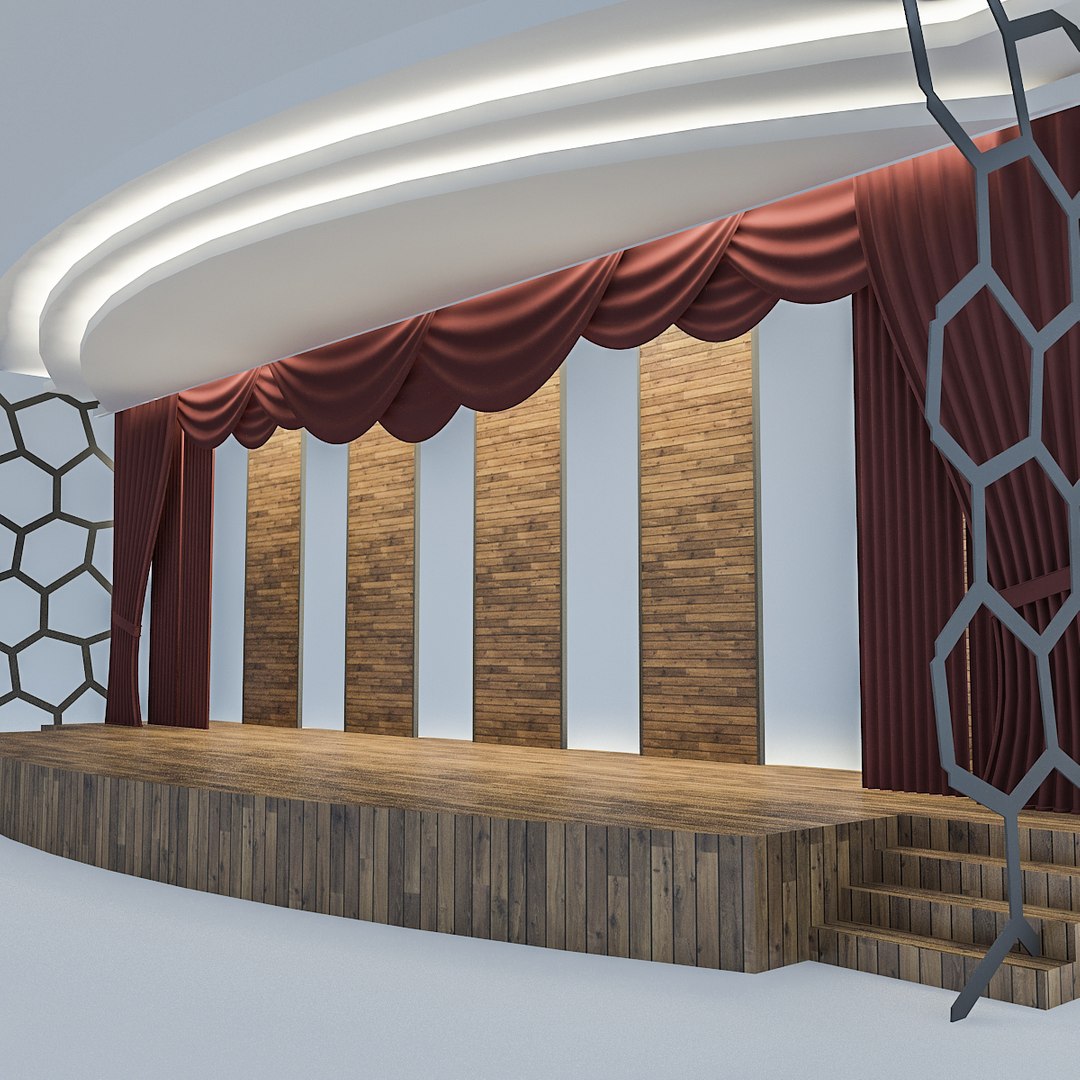 3D Model Theater Scene - TurboSquid 1441668