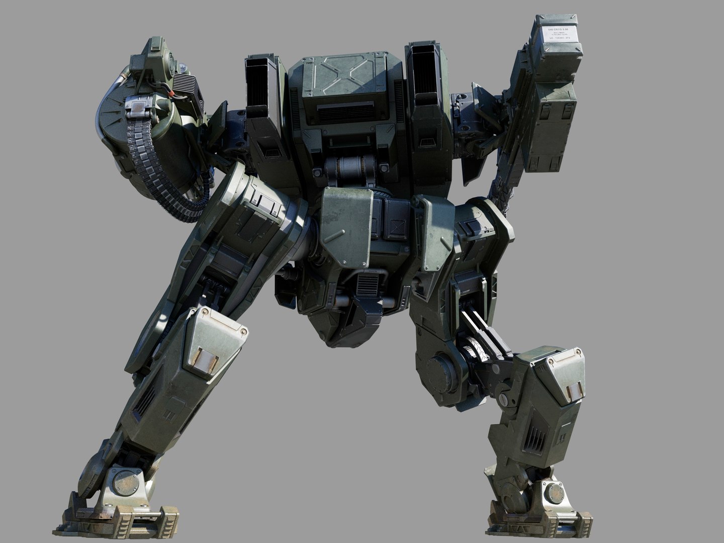 Mech Fighter 3D Model - TurboSquid 1167279