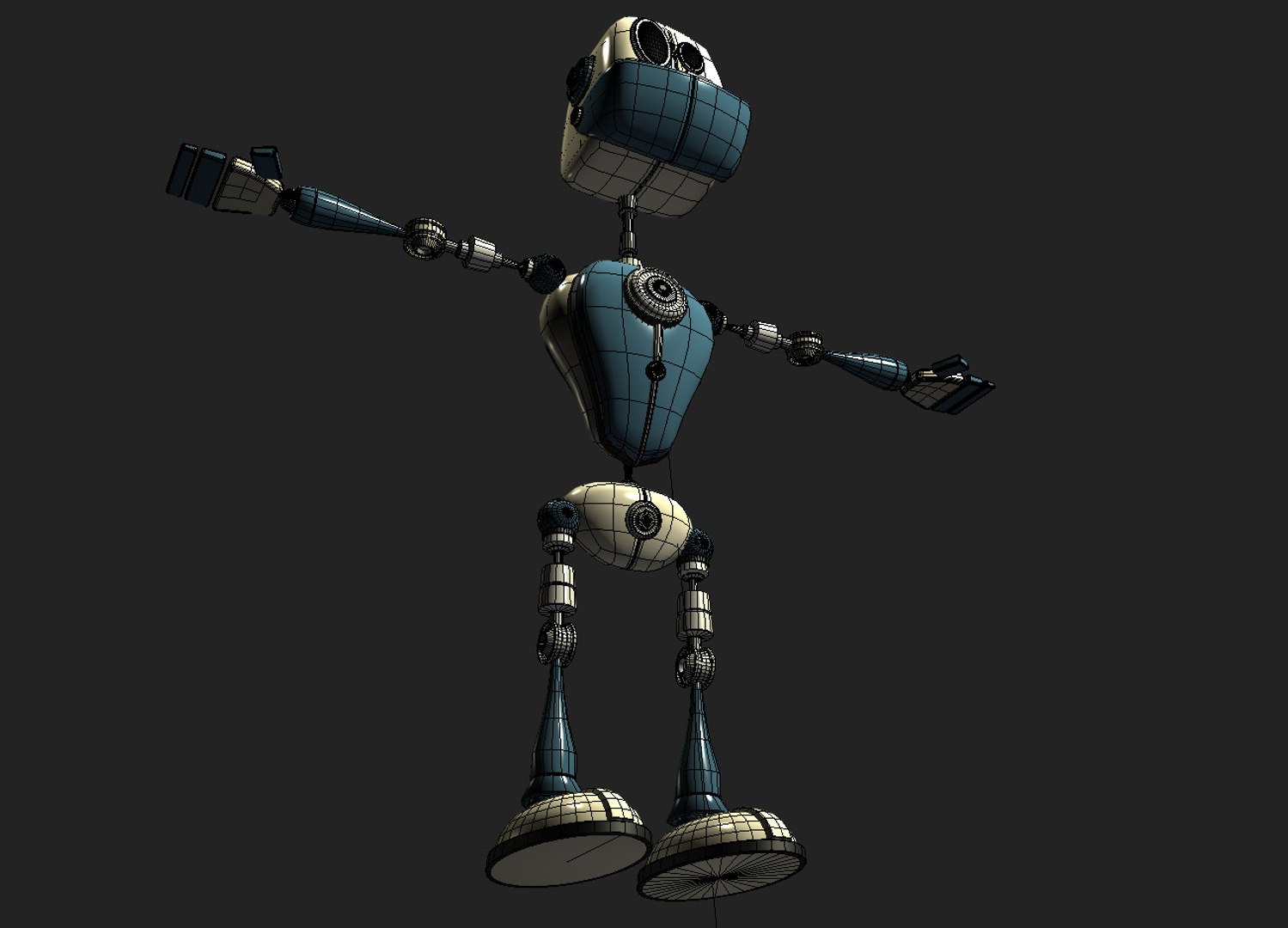 3d Character Rig Model