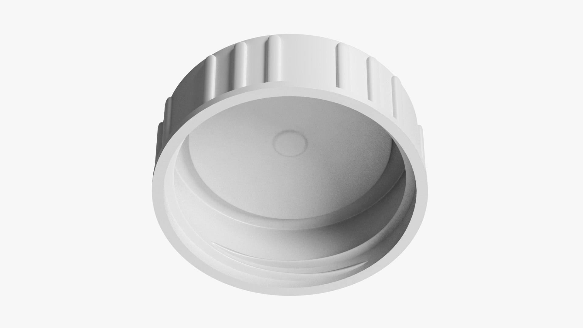 White Plastic Bottle Cap 3D Model - TurboSquid 2246661