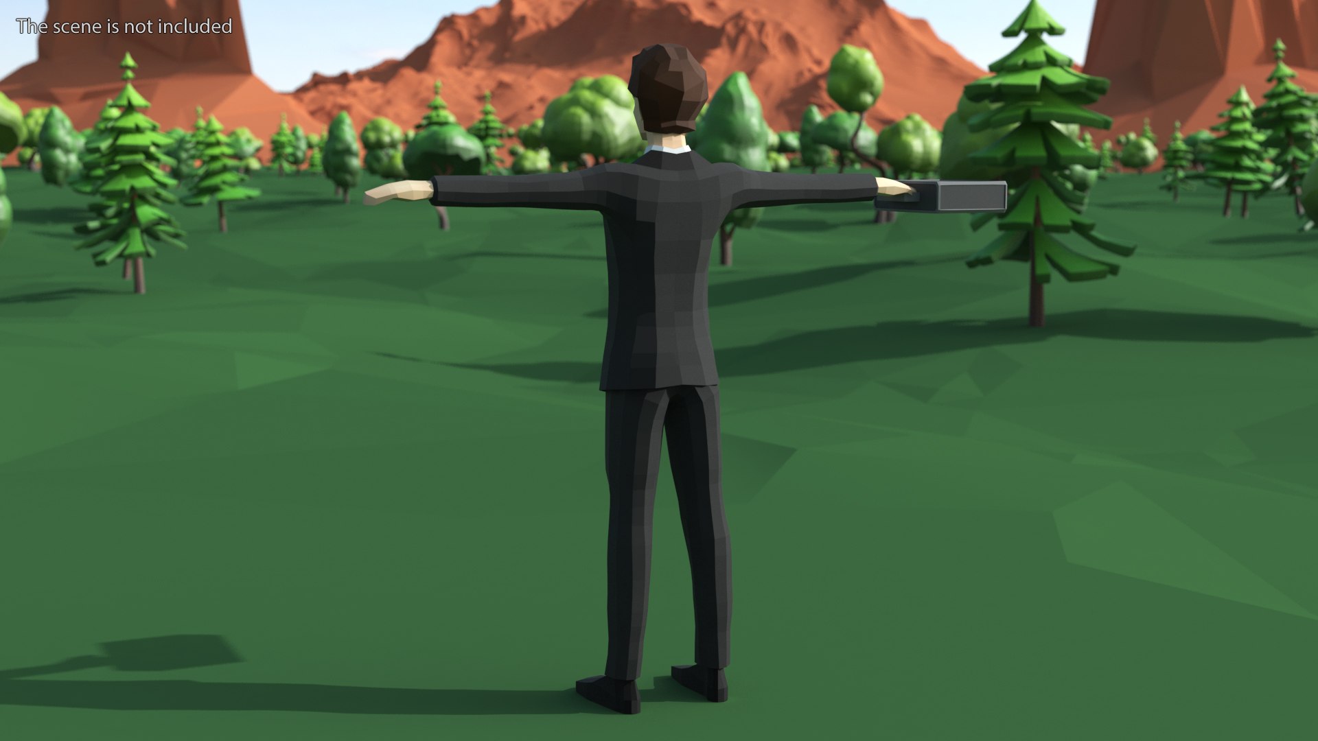 3D Businessman Low Poly Rigged For Cinema 4D Model - TurboSquid 2194864