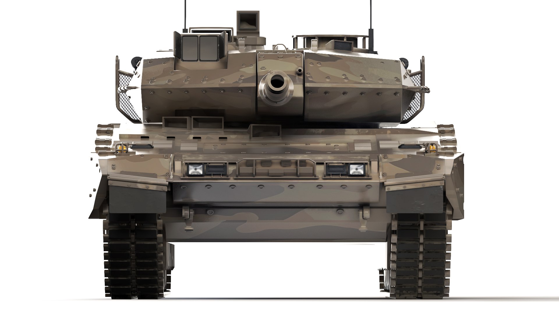 Leopard 2A7V Tank 2016 Model - TurboSquid 2019801