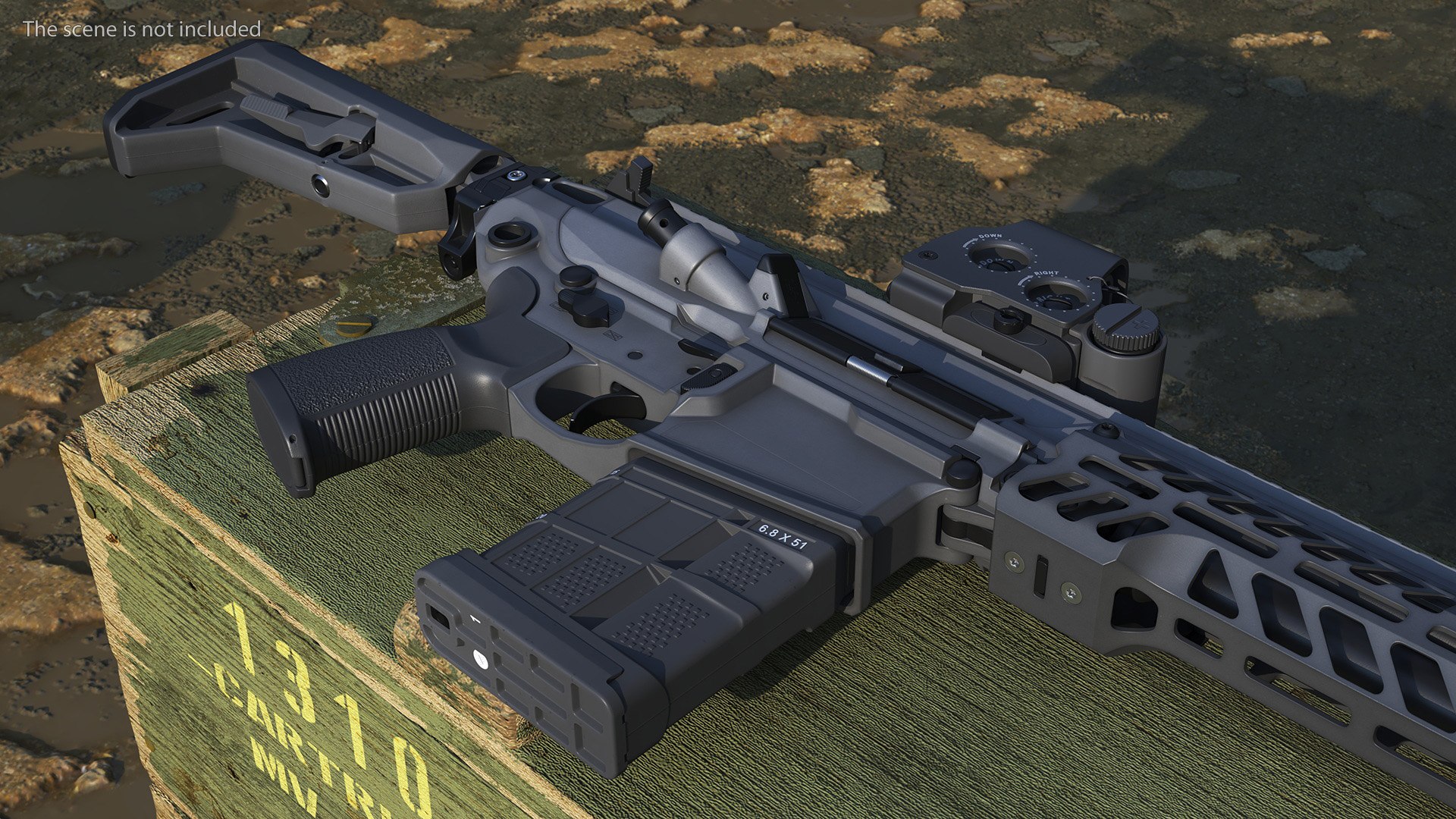 Multi Caliber Assault Rifle 3D Model - TurboSquid 2276354