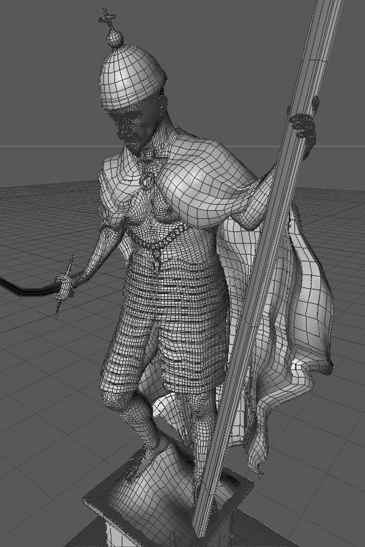 3d Sigismund S Column Model