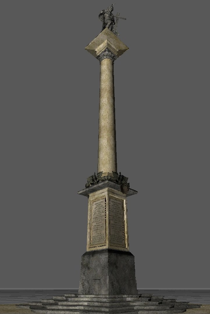 3d Sigismund S Column Model