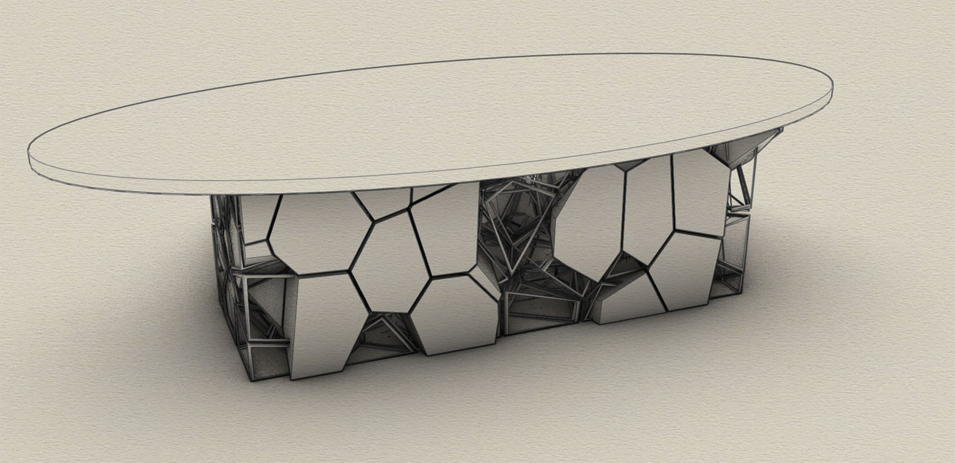 Parametric Table Model - TurboSquid 1947476
