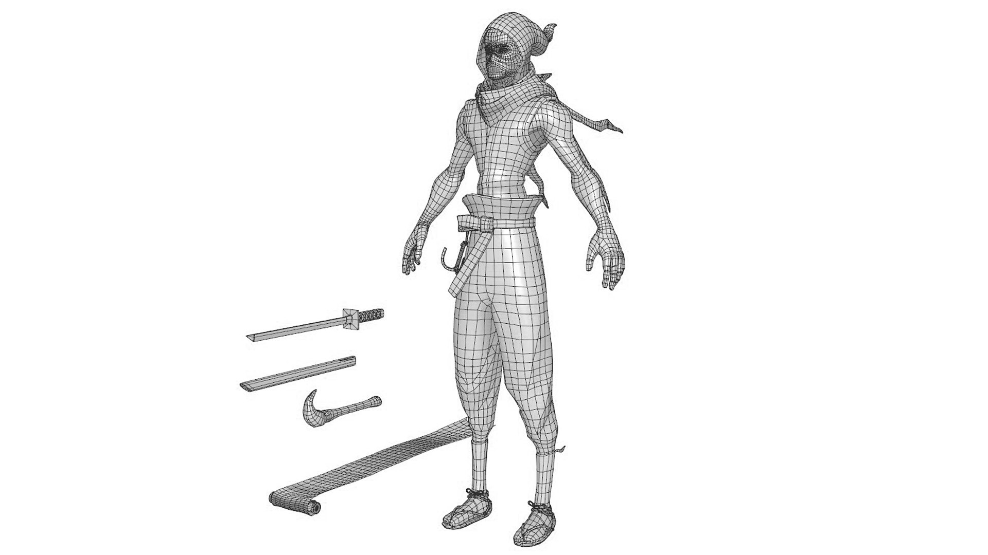 Peinto Anim Rig 3D Model - TurboSquid 2179170