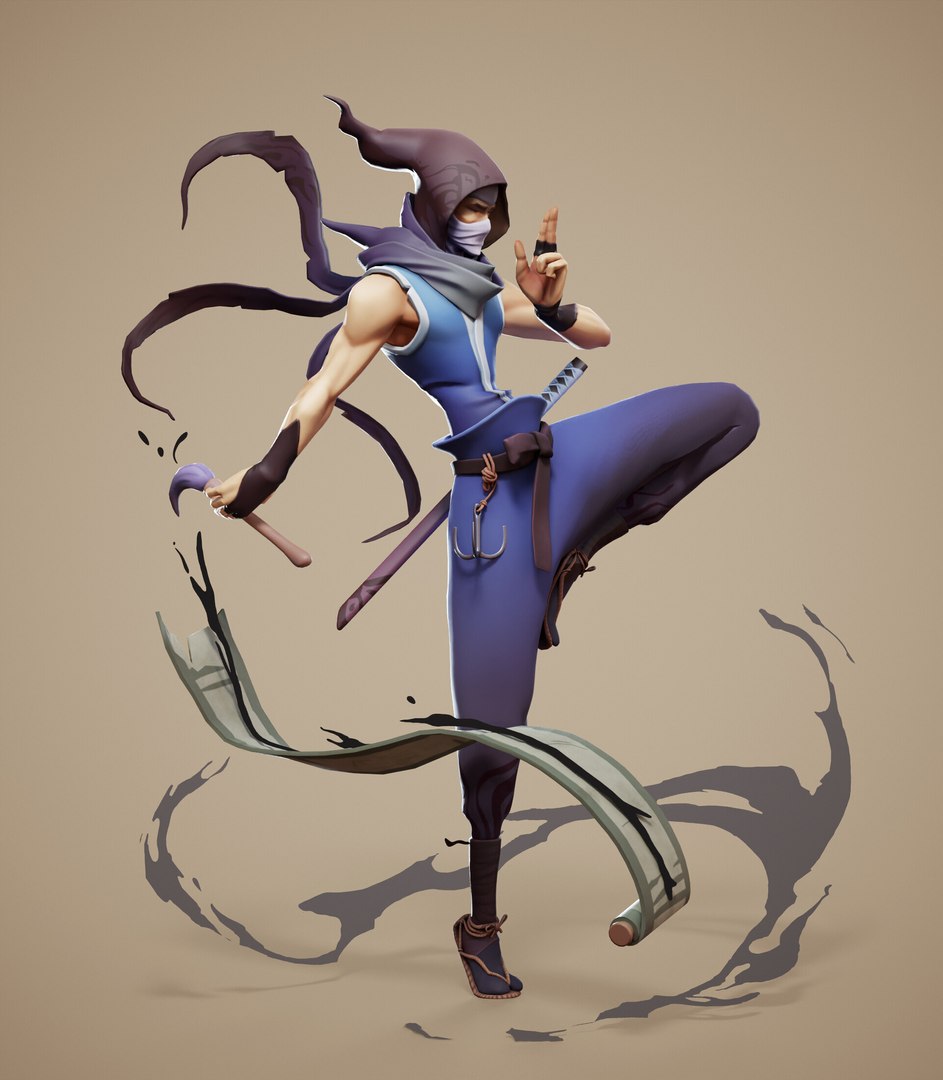 Peinto Anim Rig 3D Model - TurboSquid 2179170