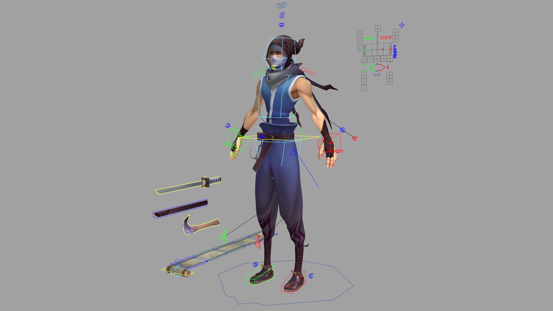 Peinto Anim Rig 3D Model - TurboSquid 2179170