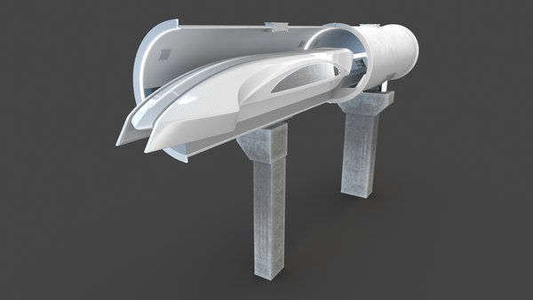 3D Hyperloop model - TurboSquid 1905830