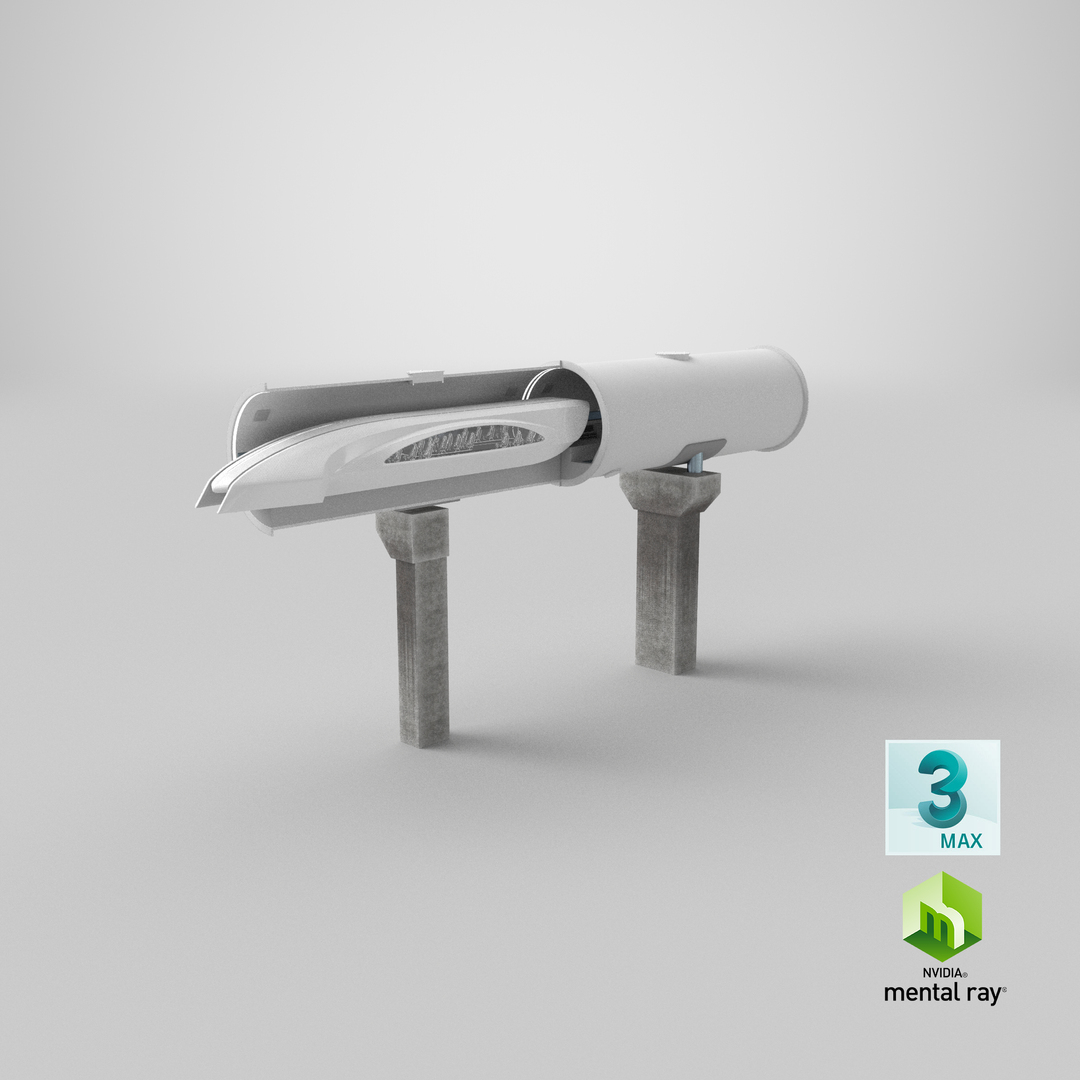 3D Hyperloop model - TurboSquid 1905830