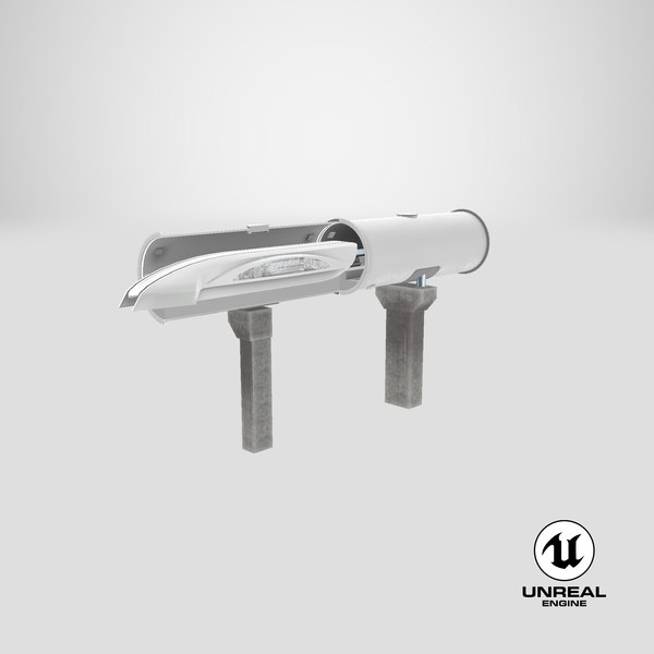 modelo 3d Hyperloop - TurboSquid 1905830