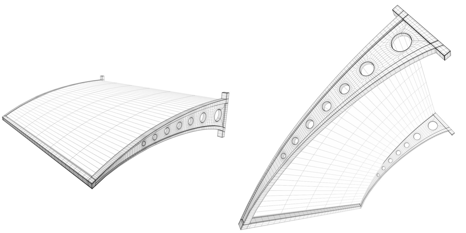 Canopy shelter with glass cover 3D model - TurboSquid 1792564
