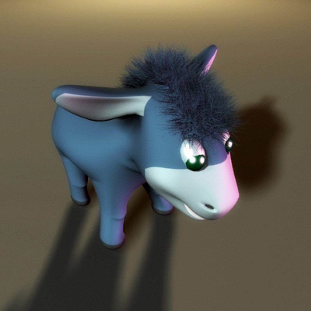 Donkey Toy 3d Model