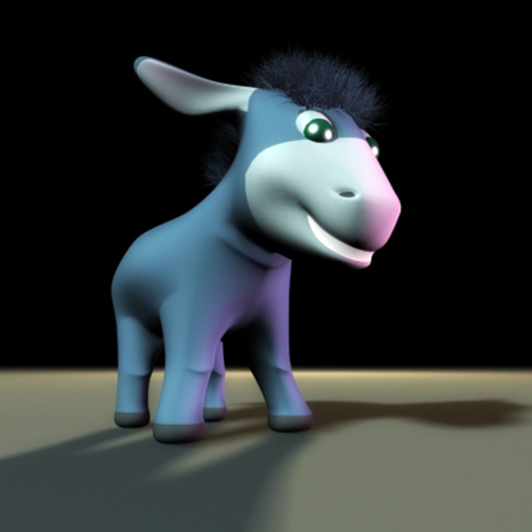 Donkey Toy 3d Model