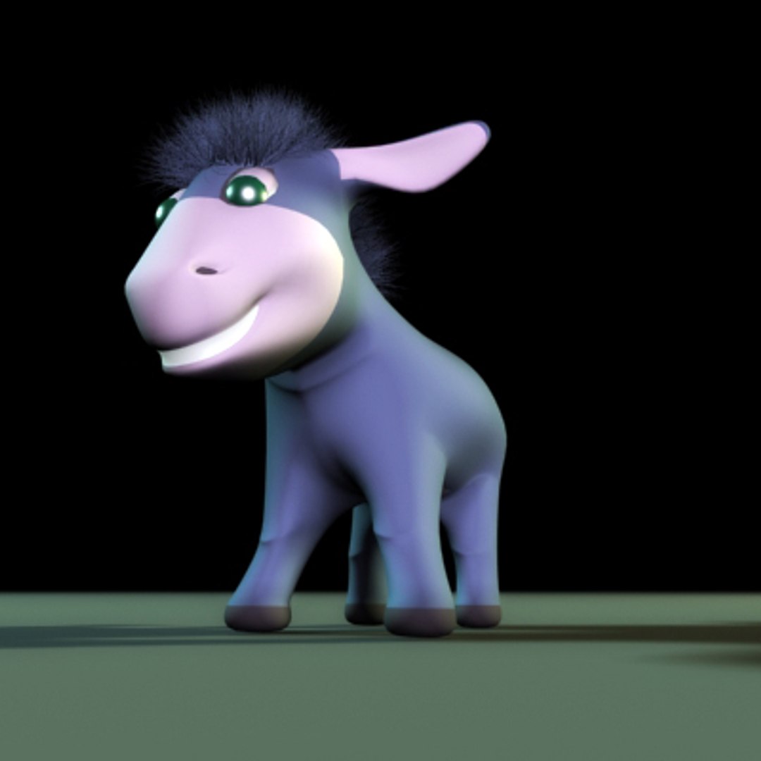 Donkey Toy 3d Model