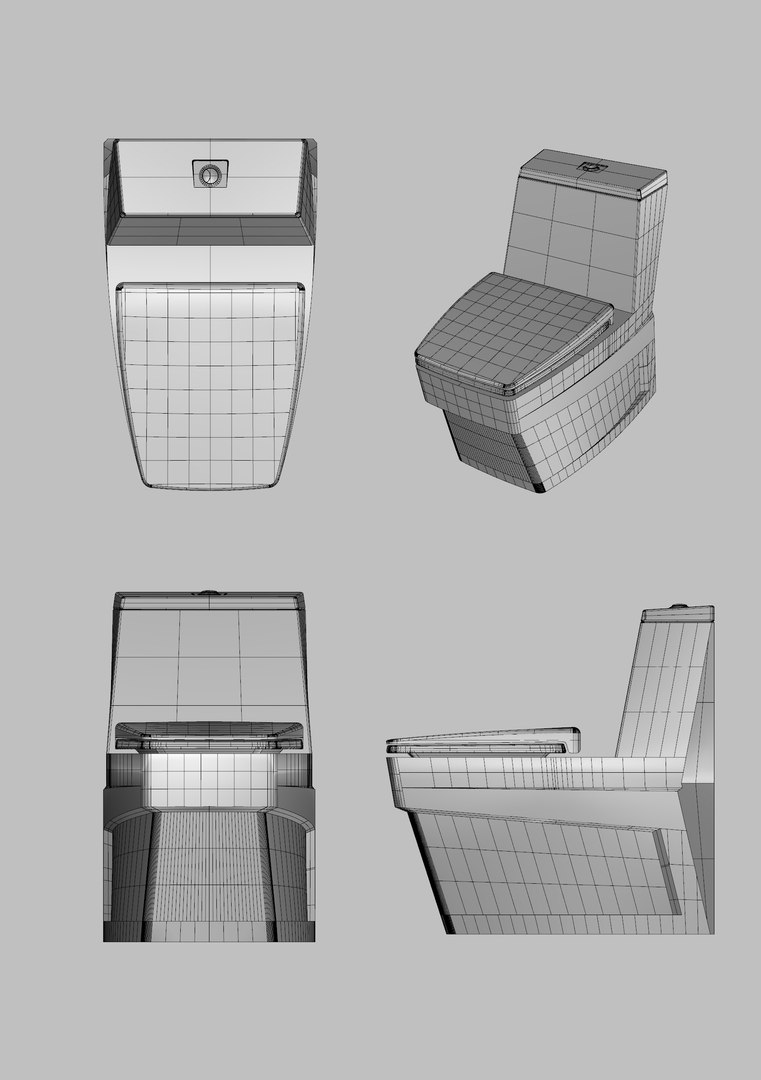 3D Toilet Wc Model - TurboSquid 1458343