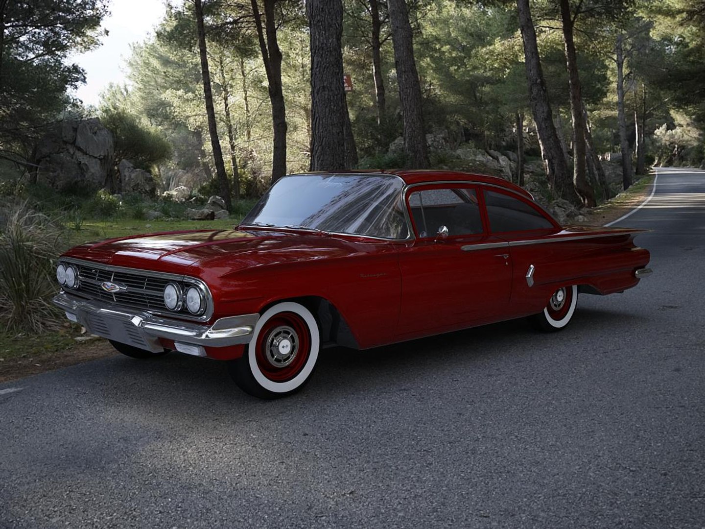 Chevrolet Biscayne Sedan 3d Model