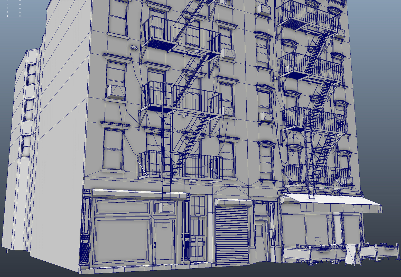 3d model nyc building architectural