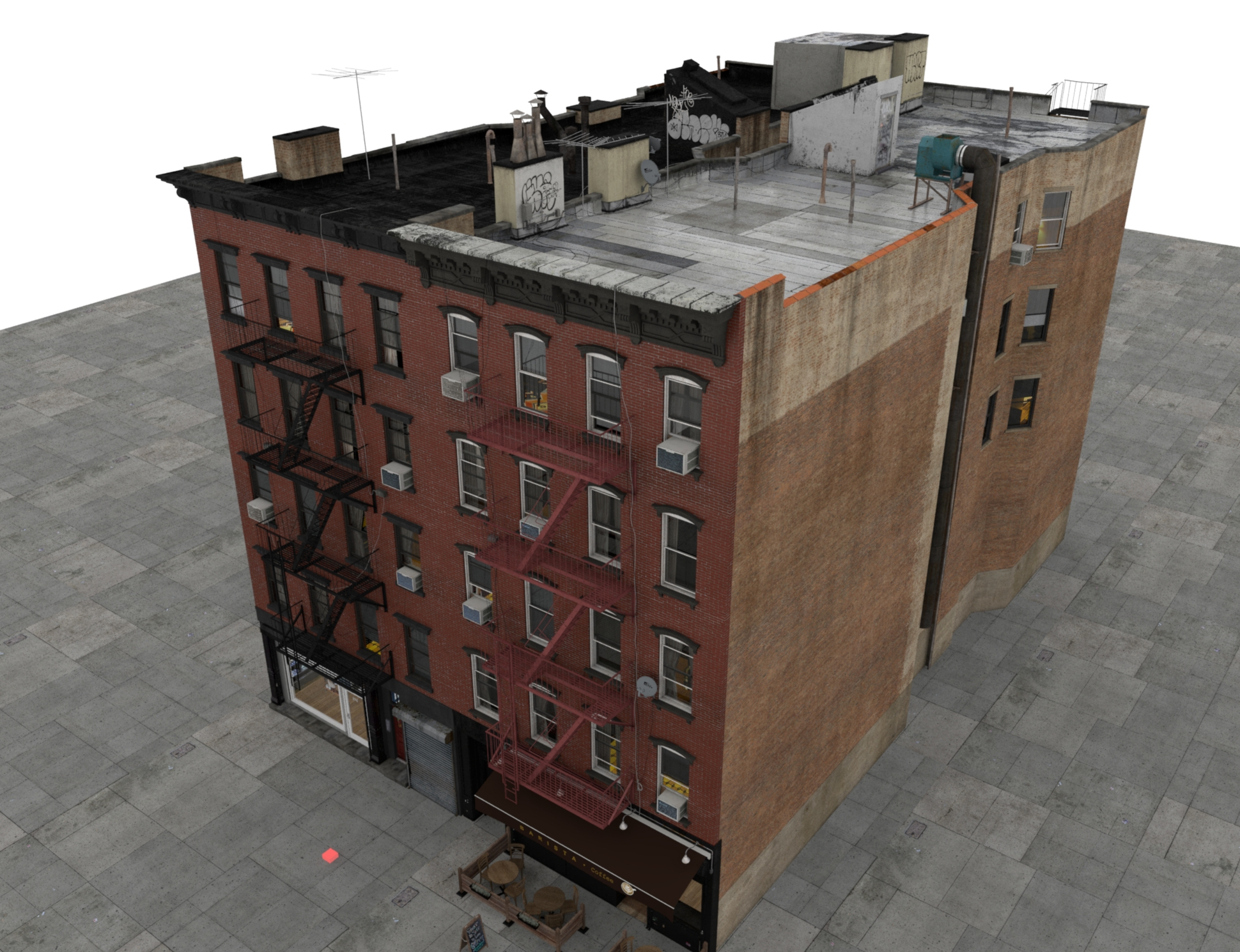 3d model nyc building architectural