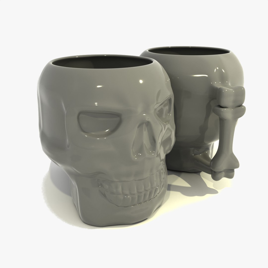 3D model Skull Mug - TurboSquid 2005253