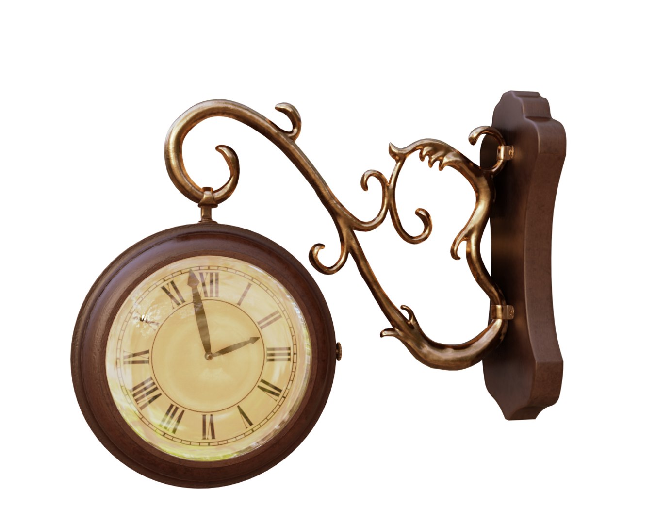 Wall Clock Hook 3D - TurboSquid 1447380