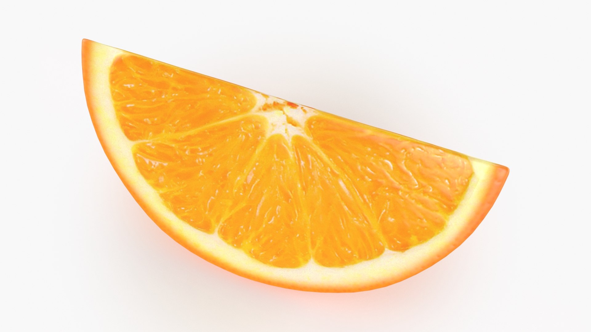 3D Realistic Orange Slice - TurboSquid 1204925