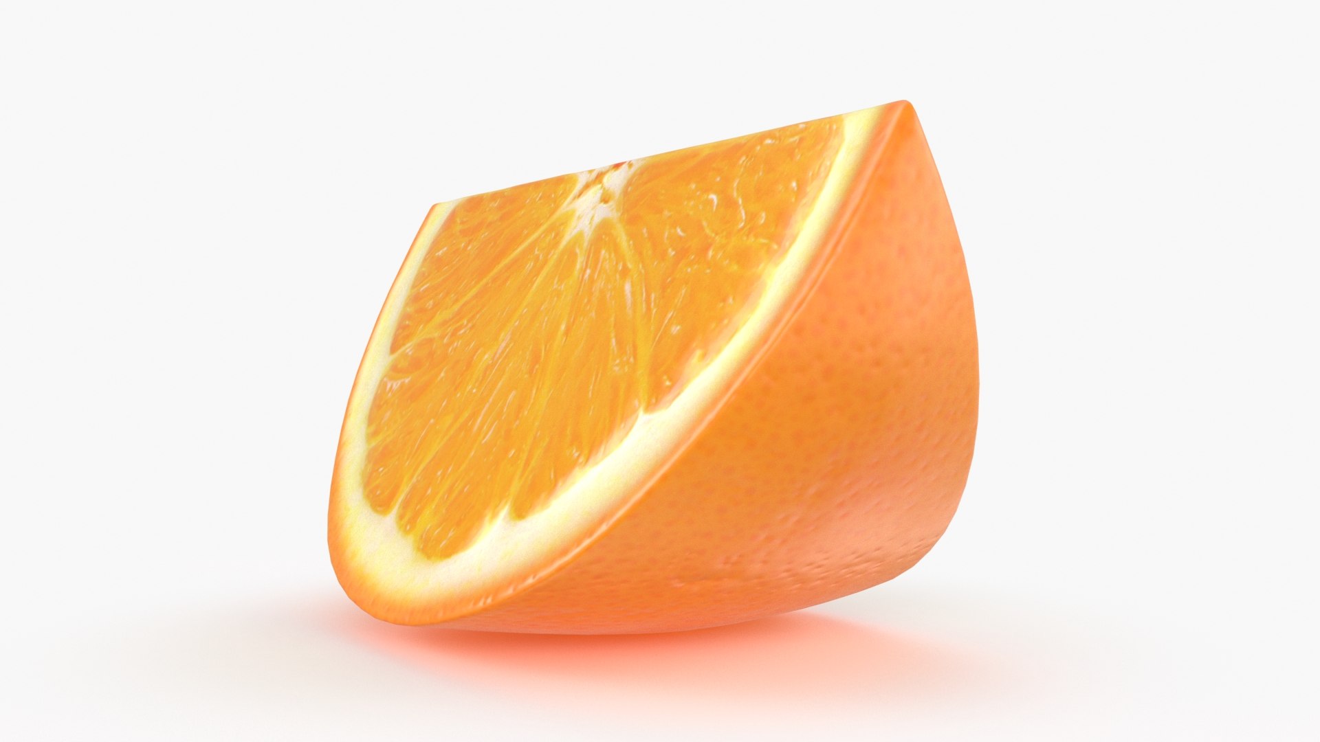 3D Realistic Orange Slice - TurboSquid 1204925