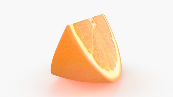 3D realistic orange slice - TurboSquid 1204925