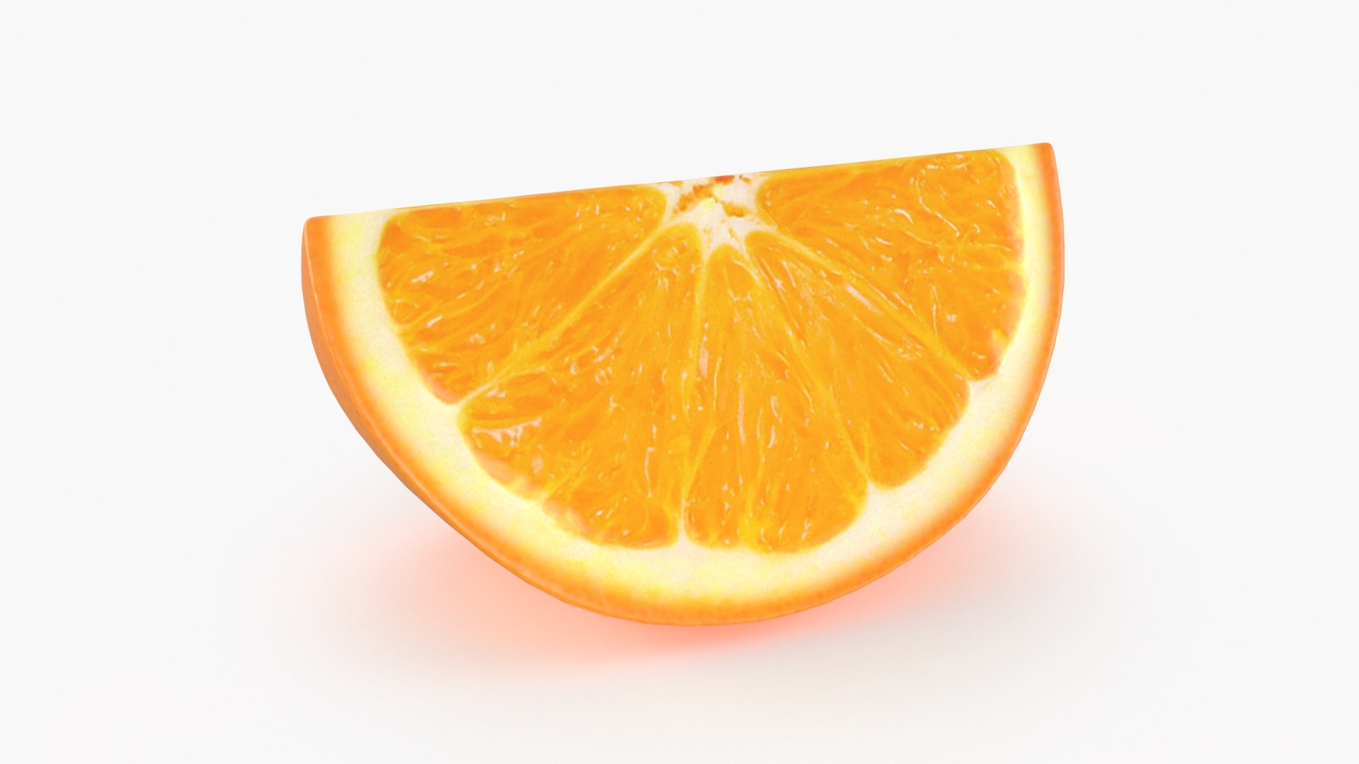 3D Realistic Orange Slice - TurboSquid 1204925