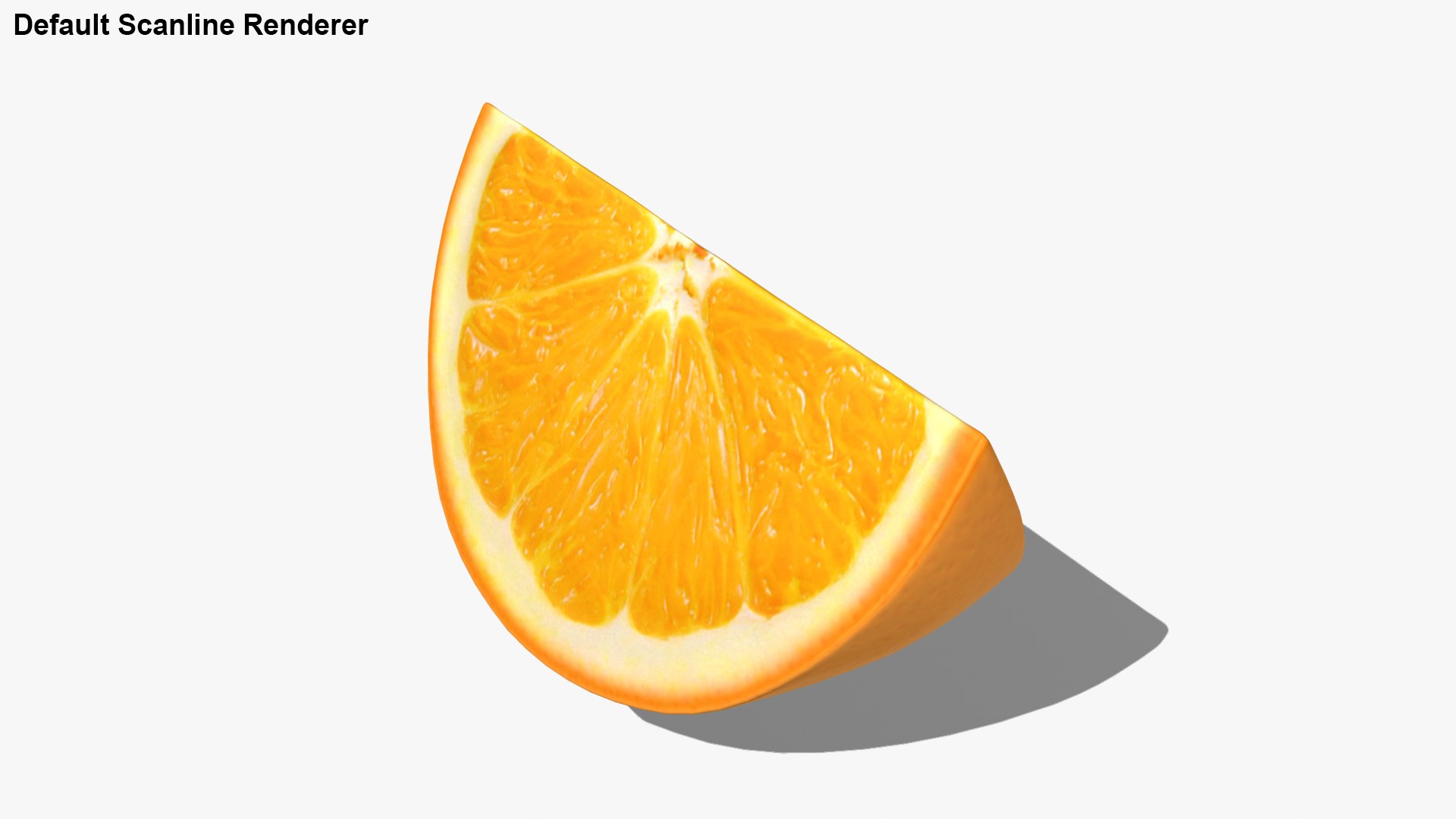 3D realistic orange slice - TurboSquid 1204925