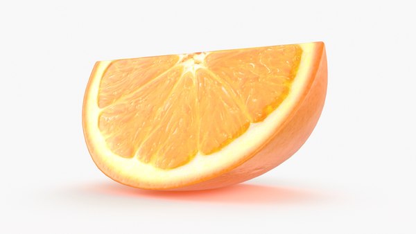 3D realistic orange slice - TurboSquid 1204925