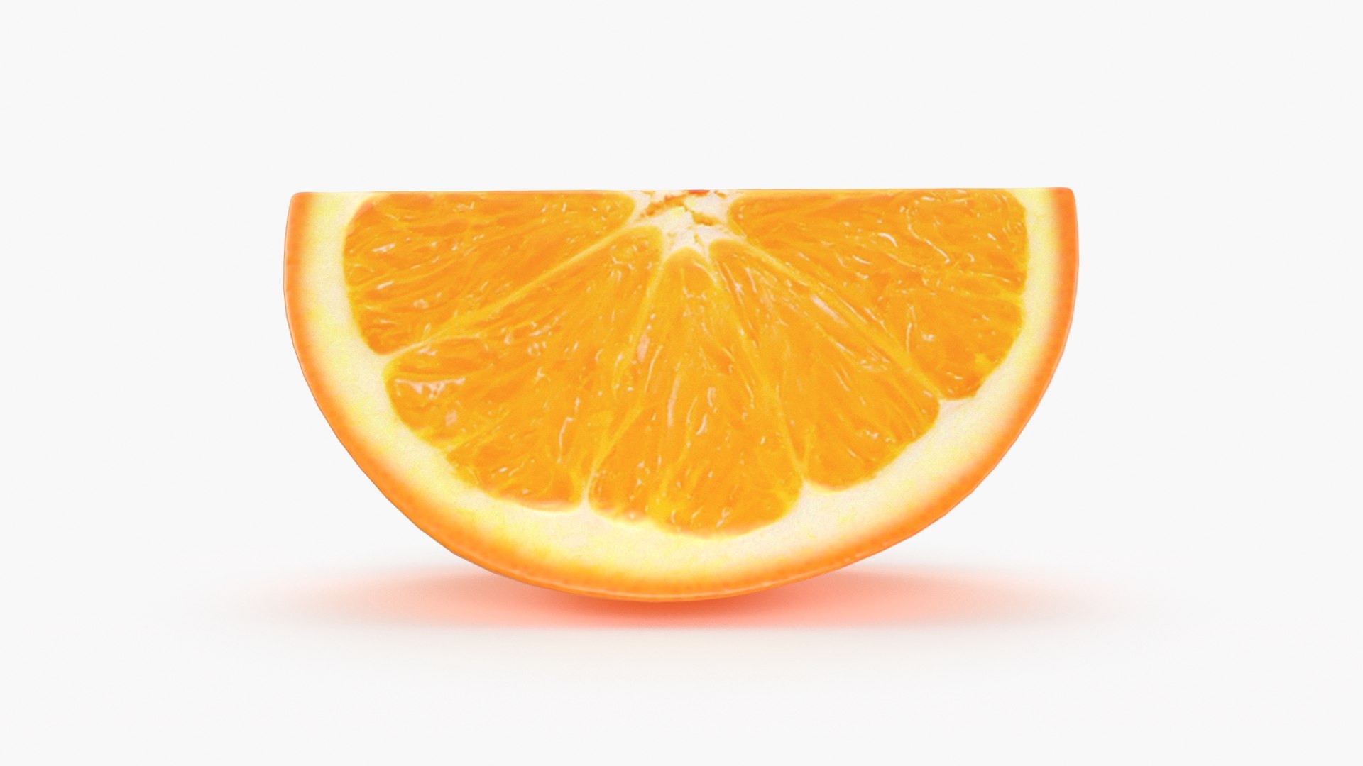 3D Realistic Orange Slice - TurboSquid 1204925