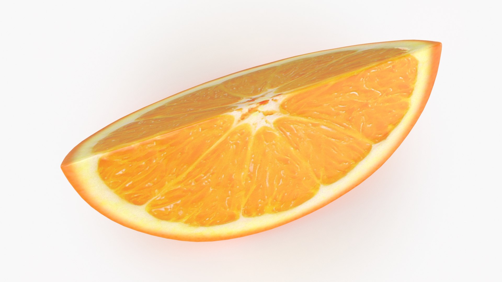 3D realistic orange slice - TurboSquid 1204925