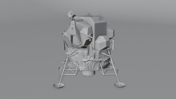 modelo 3d Texturas Lunar Lander 4K y 2K - TurboSquid 2068790