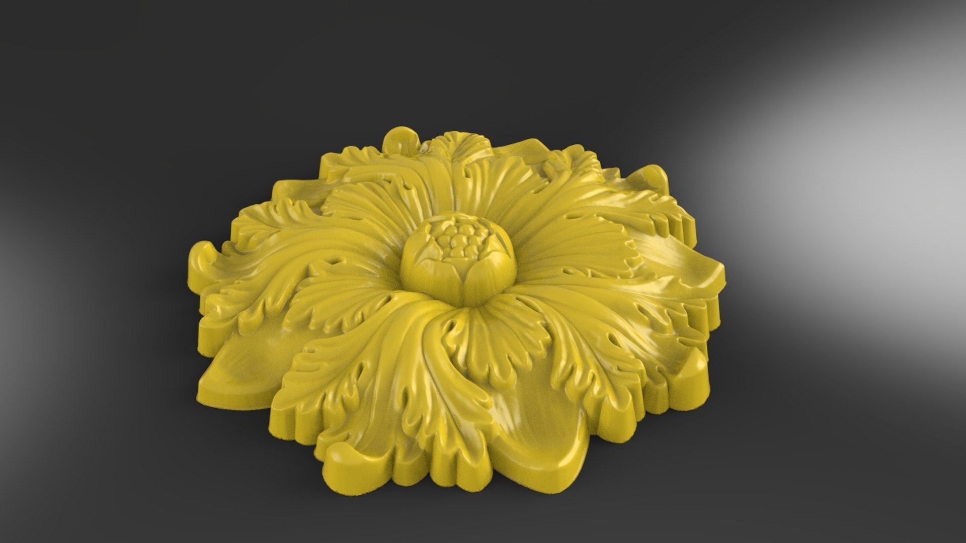 3d Carved Cnc Work Model